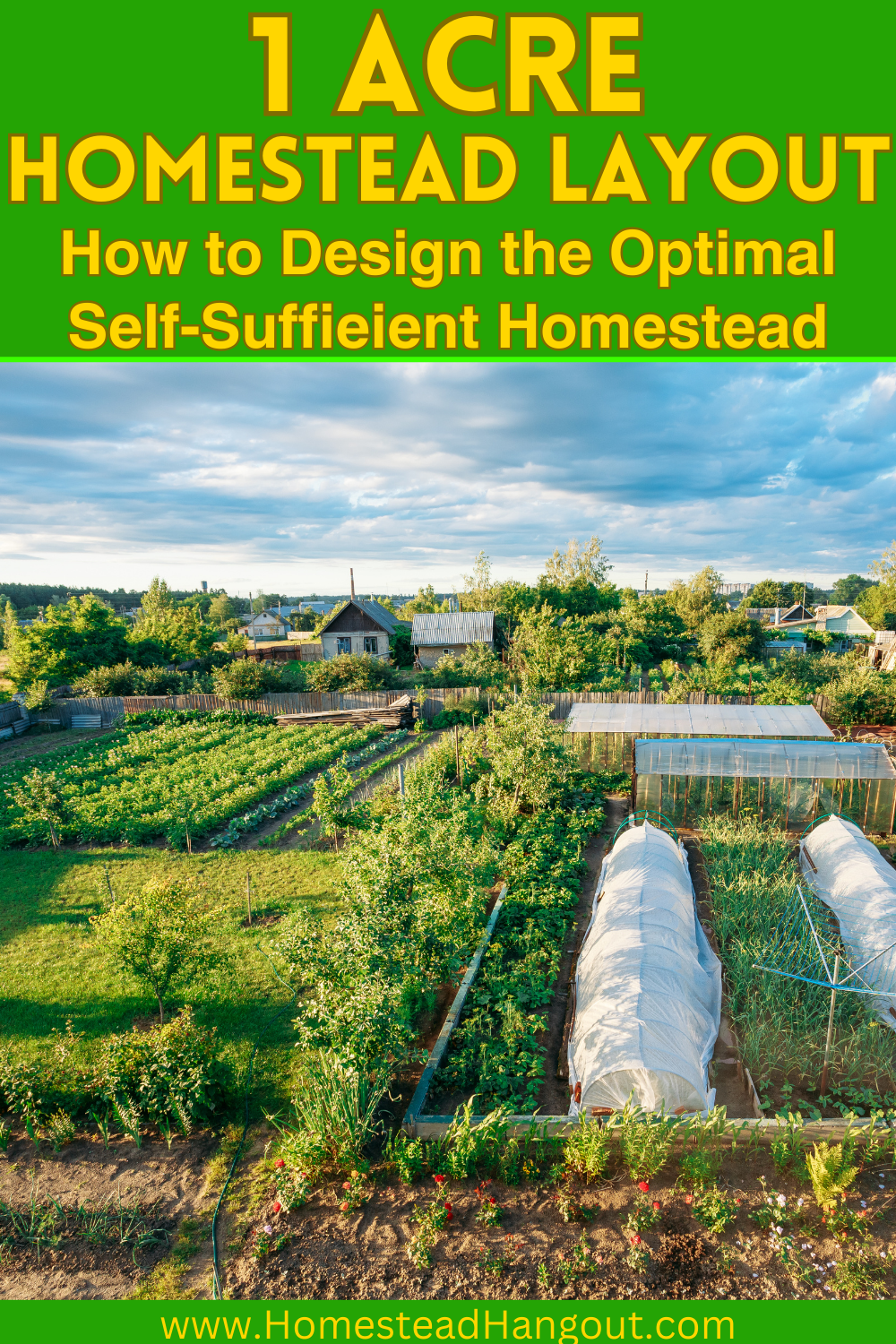 How to Start a 1 Acre Homestead: Layout and Becoming Self Sufficient ...